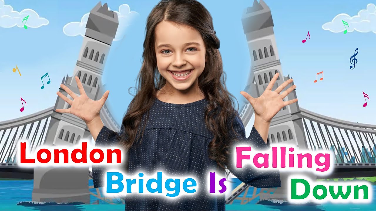 London Bridge Is Falling Down with Actions and Lyrics | Nursery Rhymes ...