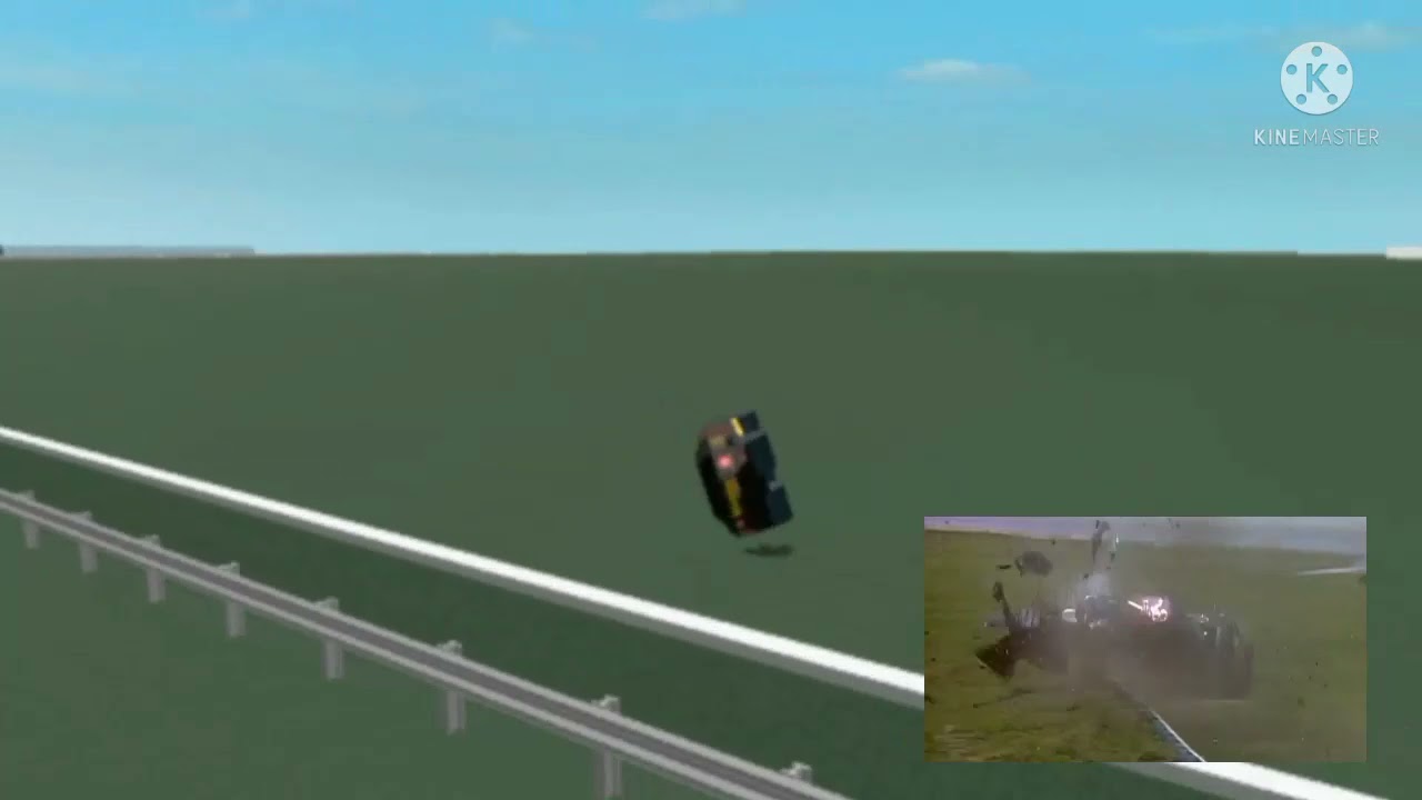 Davey Allison (R.I.P) 1992 Pocono crash reenactment (best 3 attempts ...