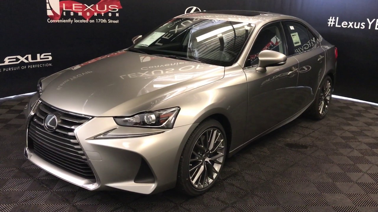 Silver 2019 Lexus IS 300 Premium Package Review Edmonton Alberta ...