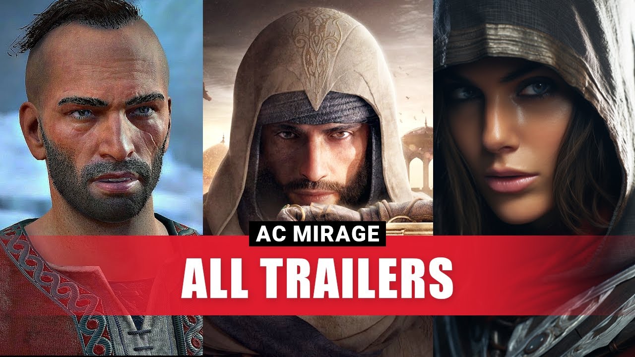 ALL AC Creed Mirage Trailers Released - YouTube