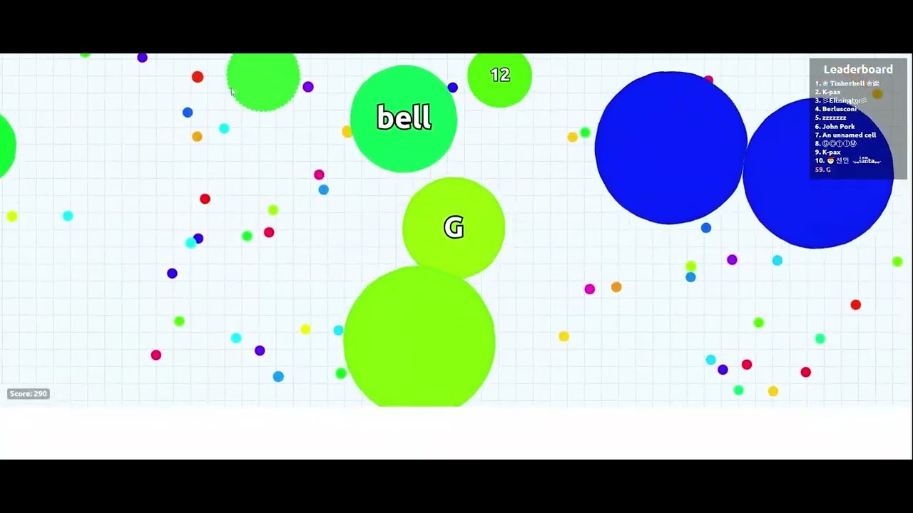 Speedrun - Agar.io - 1000 Mass - Attempt 11 (1:59:799) - YouTube