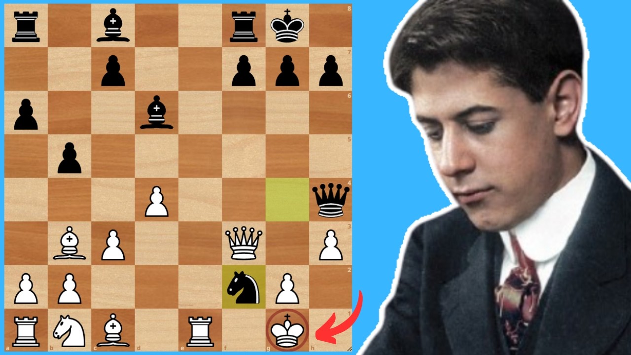 The most famous Marshall Gambit game | Jose Raul Capablanca vs Frank ...