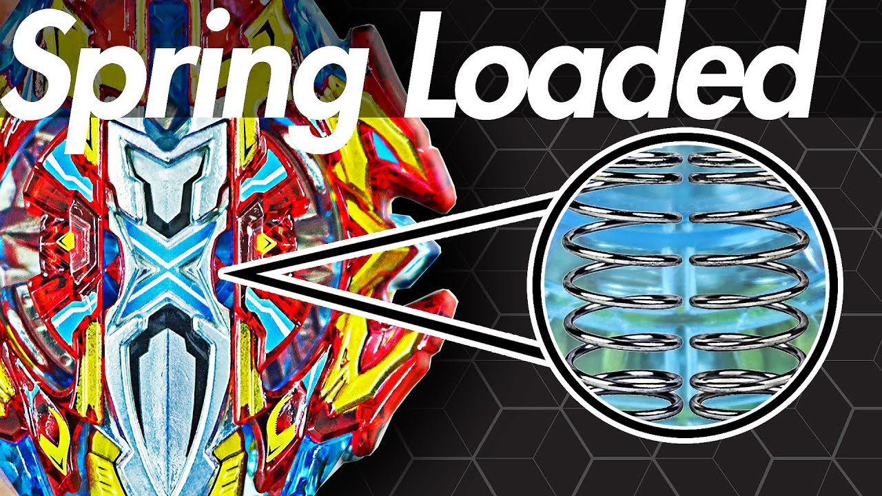 SPRING LOADED BEYBLADE - Buster Xcalibur Spring Modification (Beyblade ...