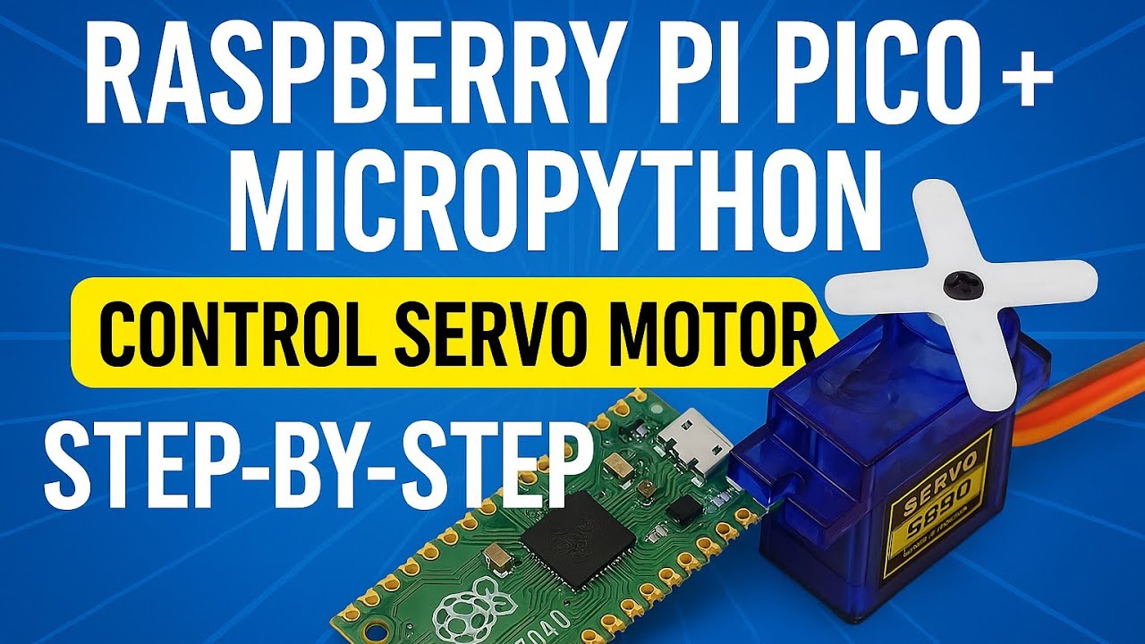Raspberry Pi Pico Servo Motor Control with MicroPython | Beginner Tutorial - YouTube