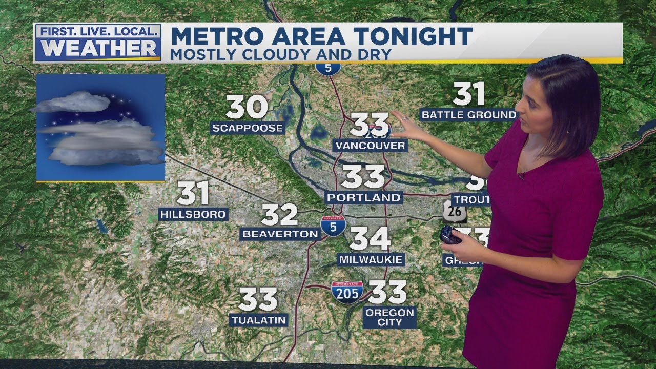 Monday evening FOX 12 weather forecast (12/23) - YouTube