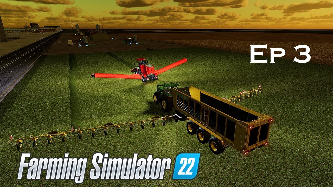 farming Simulator 22 fs22 timelapse big fields map Ep #3 mega farm fs22 ...