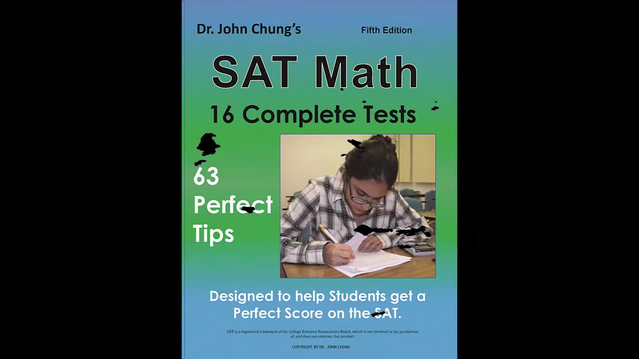 Dr. John Chung's SAT Math Books - YouTube
