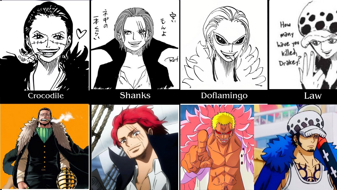 One Piece Characters Gender Swap - YouTube