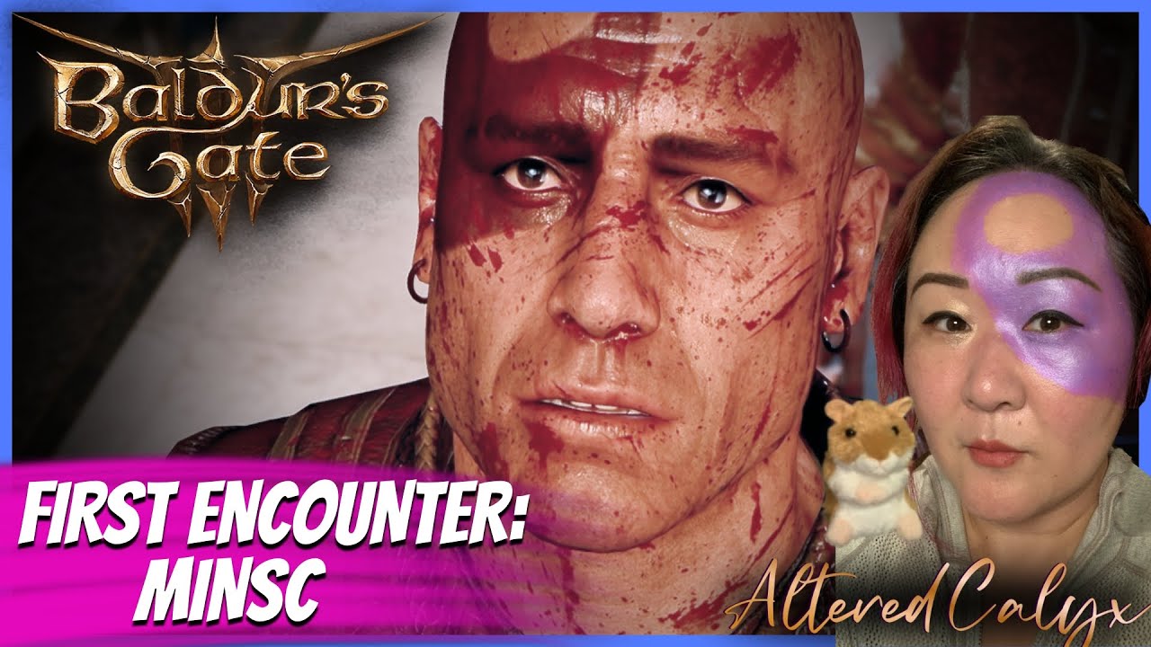 [Baldur's Gate 3] First Encounter: MINSC!! 👀😍😳 #reaction - YouTube