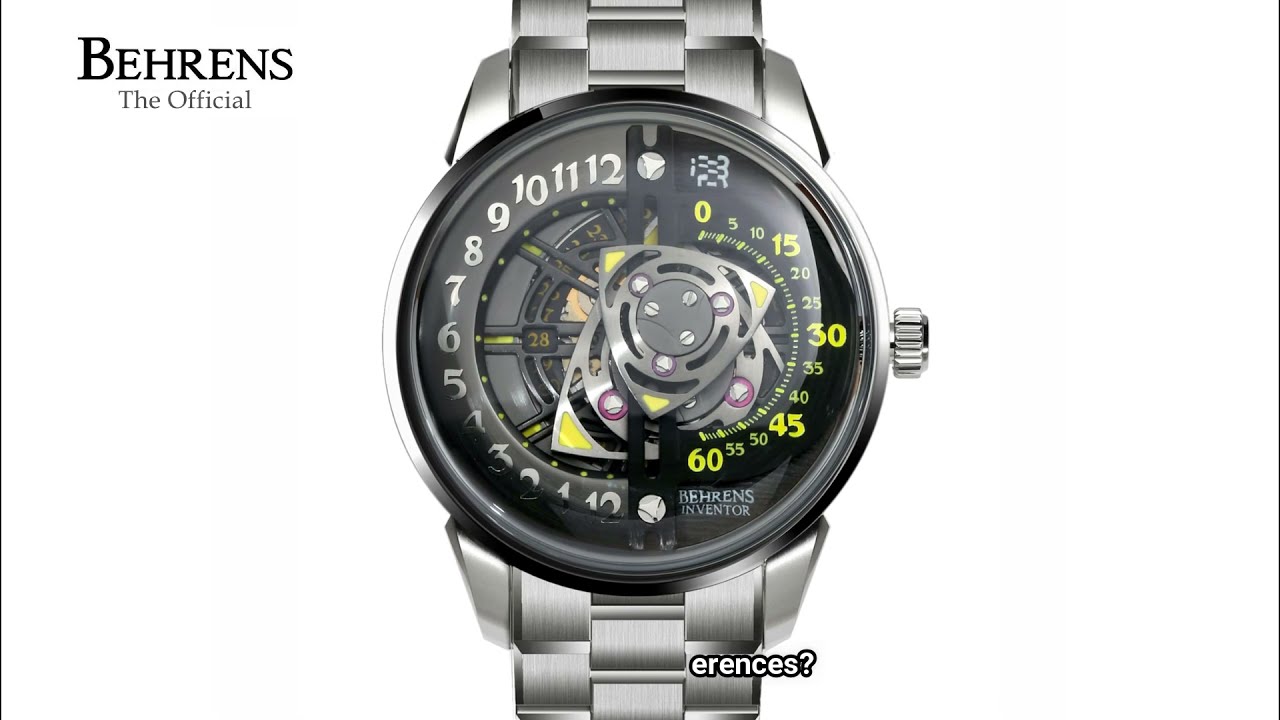 BEHRENS - B022 ROTARY (TITANIUM) Bracelet Edition - YouTube