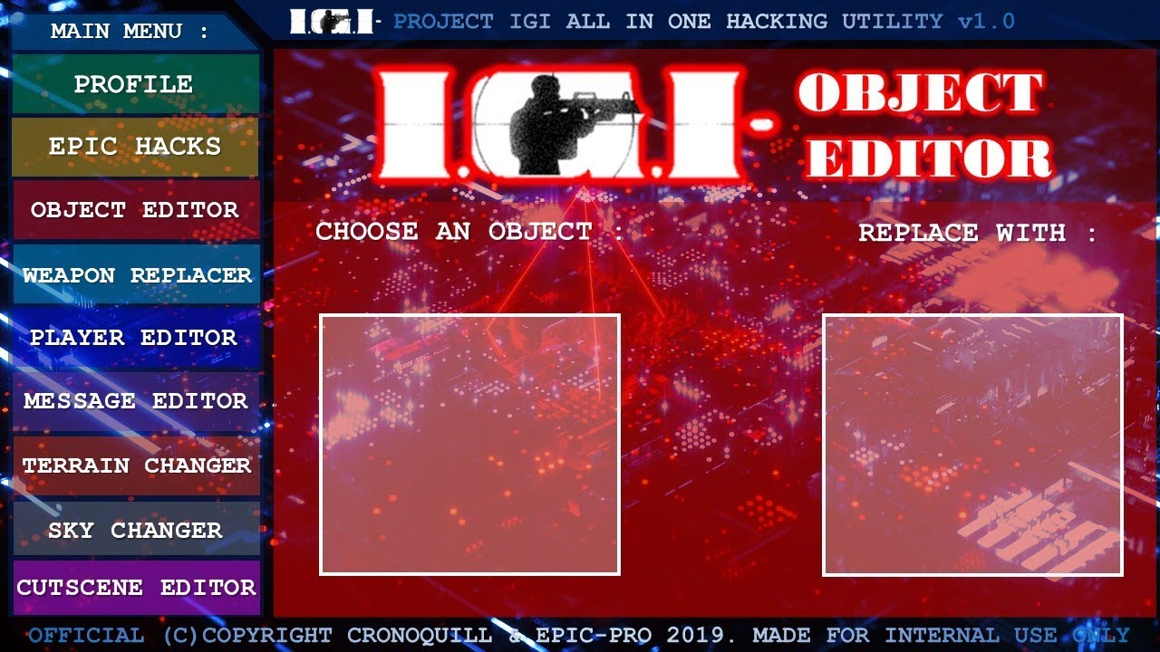 PROJECT IGI - MAP EDITOR | OBJECT EDITOR WORKING PREVIEW | - YouTube