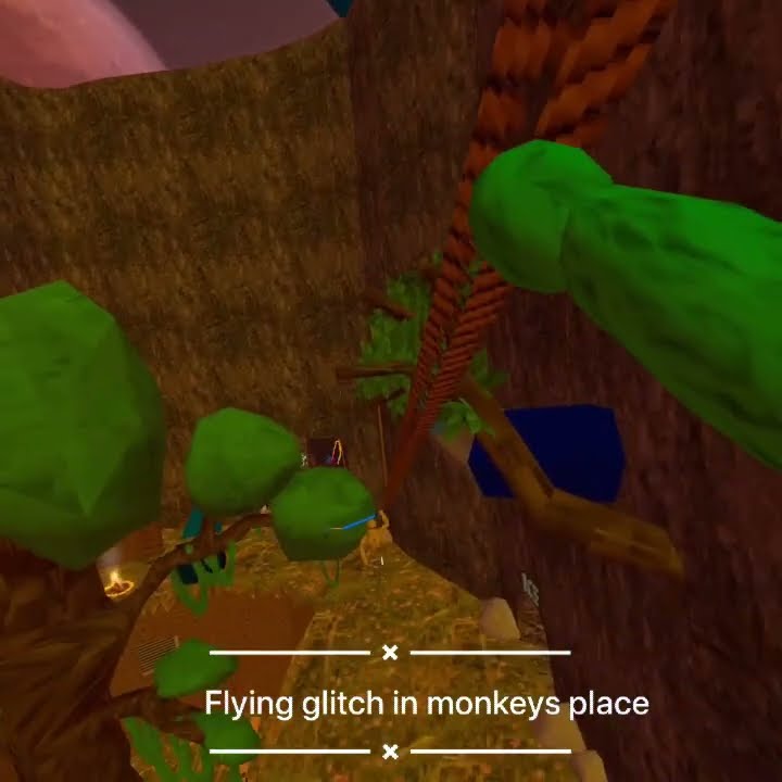 The flying glitch in monkeys place! sorry about voiceover quality, I ...
