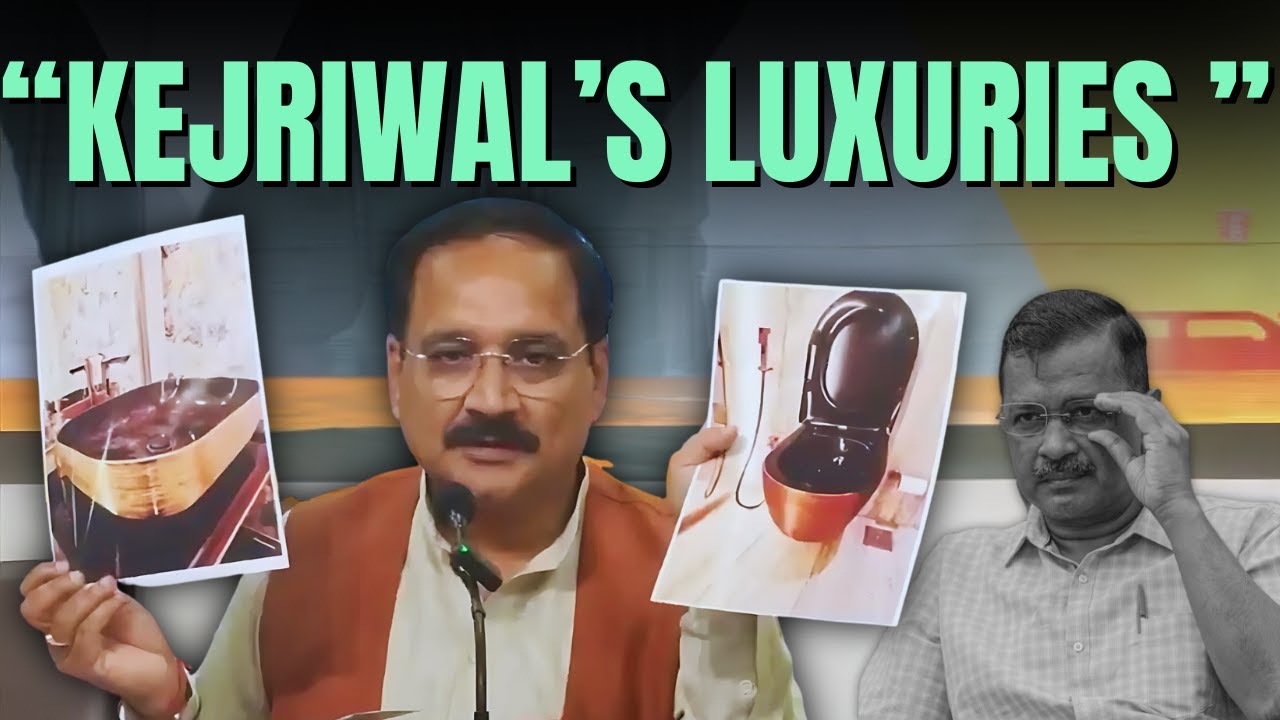 Delhi | "Kejriwal's Gold-Plated Toilet Seat And Wash Basin..." Says BJP ...