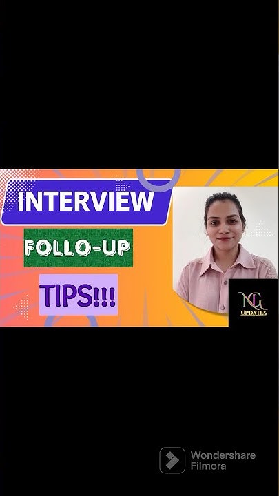 How to follow up after a job interview || #shorts #viral #interviewtips #viralshorts #interview ...