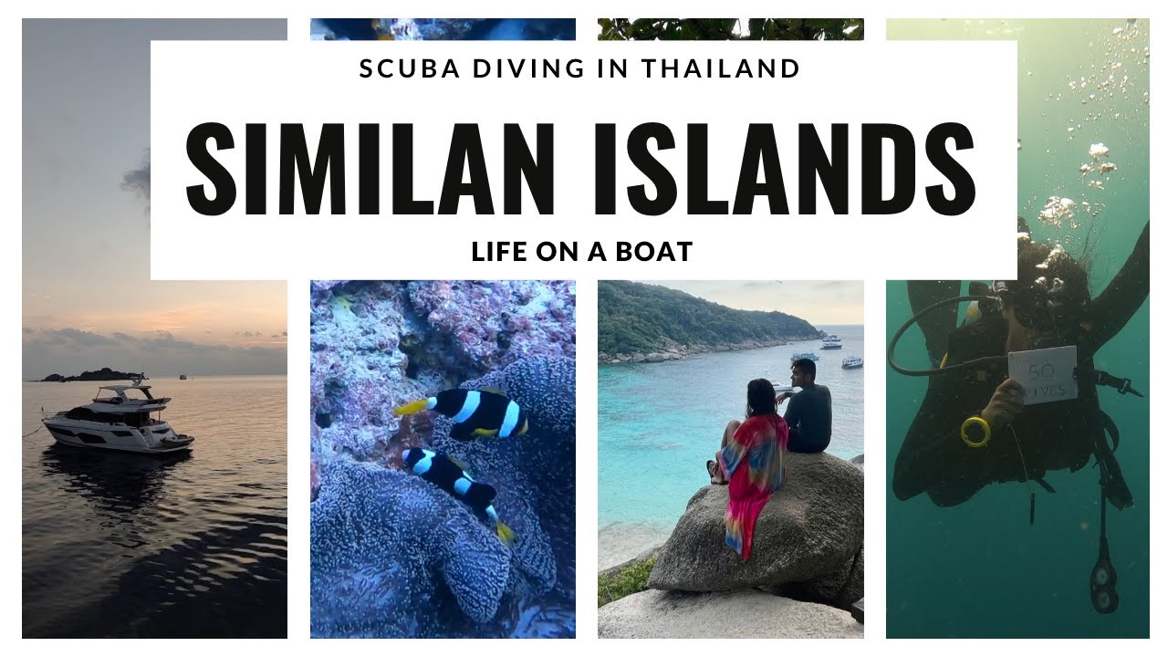 Scuba Diving in Thailand from a Liveaboard | 4 days living on a boat ...