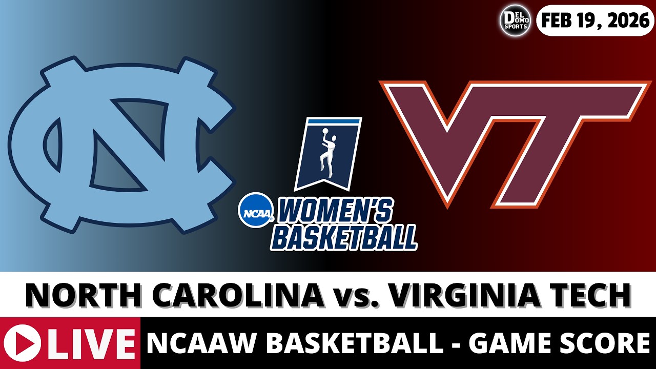 NORTH CAROLINA VS VIRGINIA TECH 🏀 NCAAW Basketball Game Score Radio ...