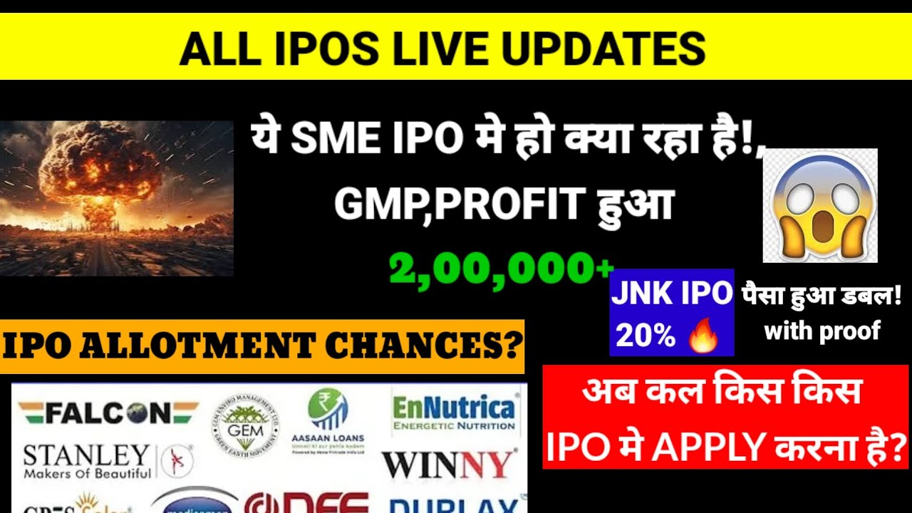 GP Eco Solutions IPO | GPES Solar IPO | DEE Development IPO | Akme Fintrade IPO | ALL IPOS GMP# ...