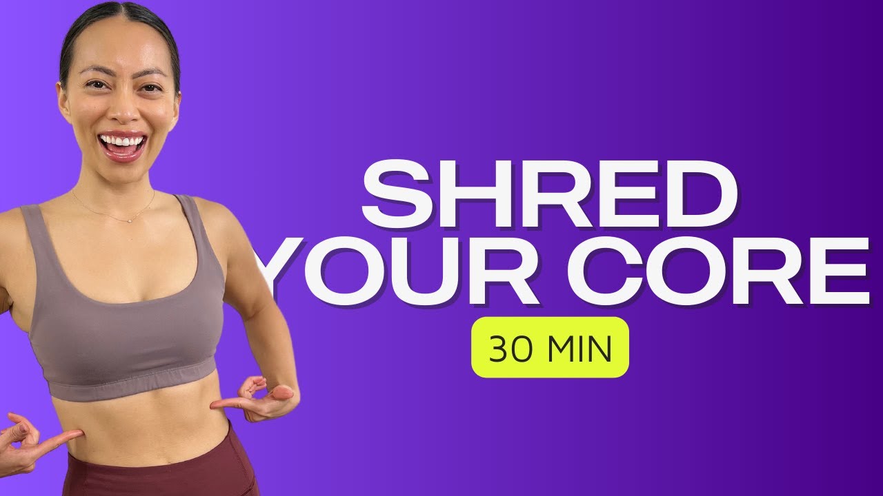 30 Min Core And Cardio Workout With Weights (Intense Flat Belly Routine ...