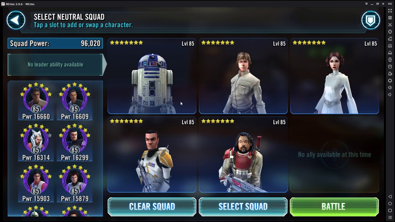 SWGOH Territory Battles - Phase 1 - YouTube