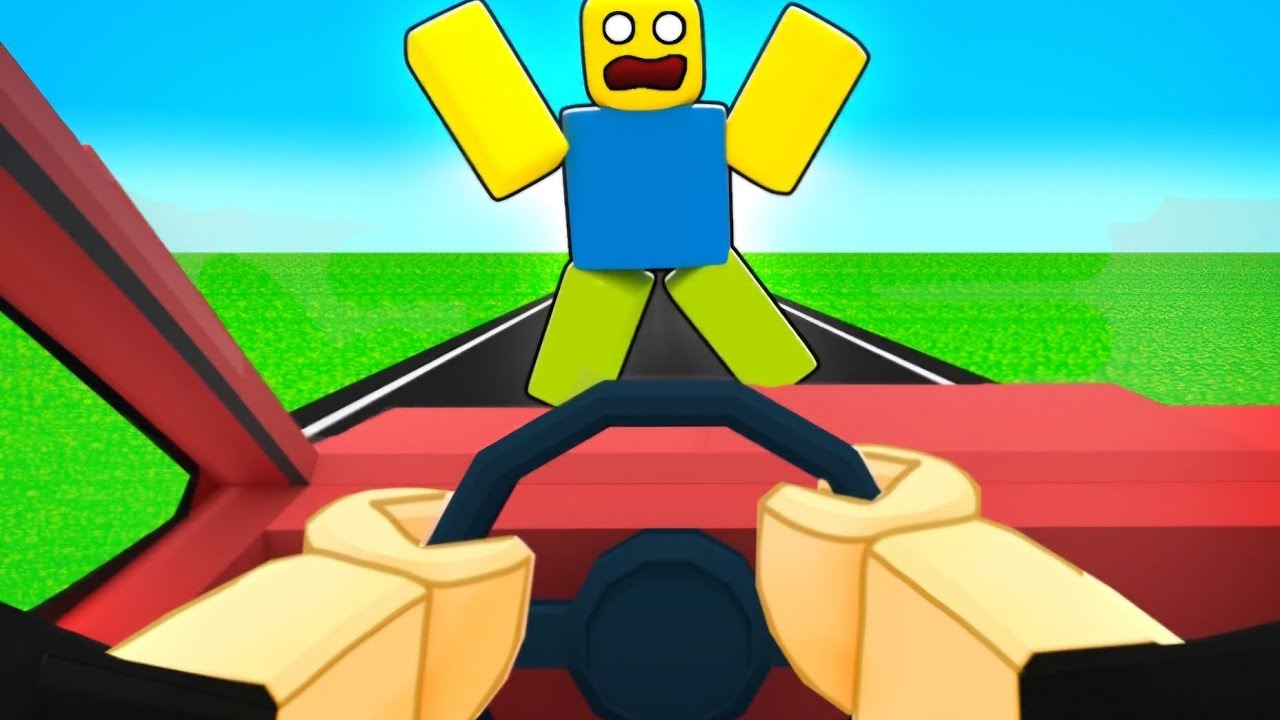 Drive and Crash Into People - Roblox - YouTube