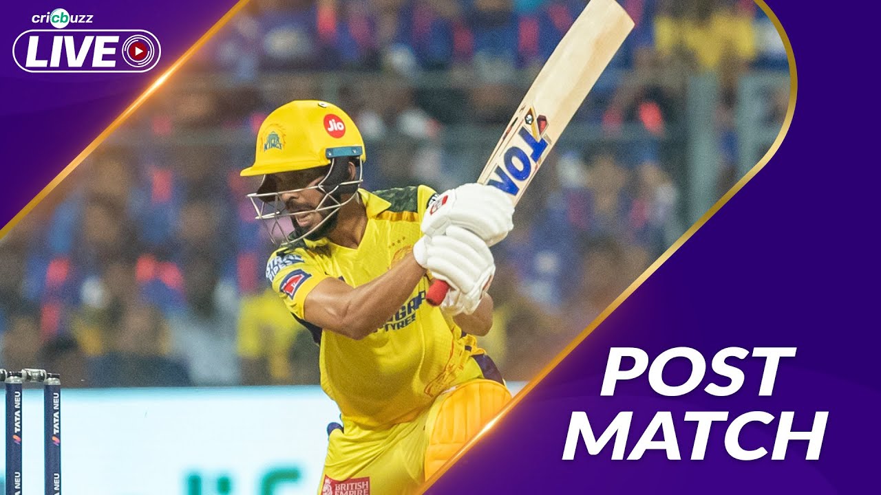 #MIvCSK | Cricbuzz Live: Match 12, Mumbai v Chennai, Post-match show ...