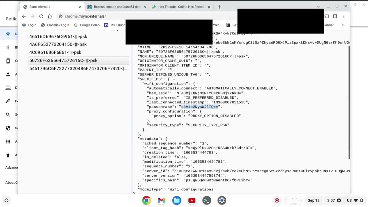 How to find saved WiFi passwords on Chromebooks (No Dev Mode) - YouTube