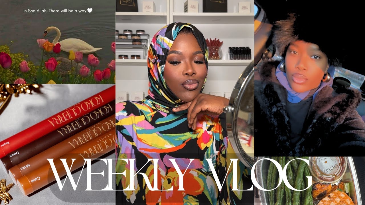 Pushing Through a Hard Week | Weekly Vlog, Makeup, Getting Cute ...