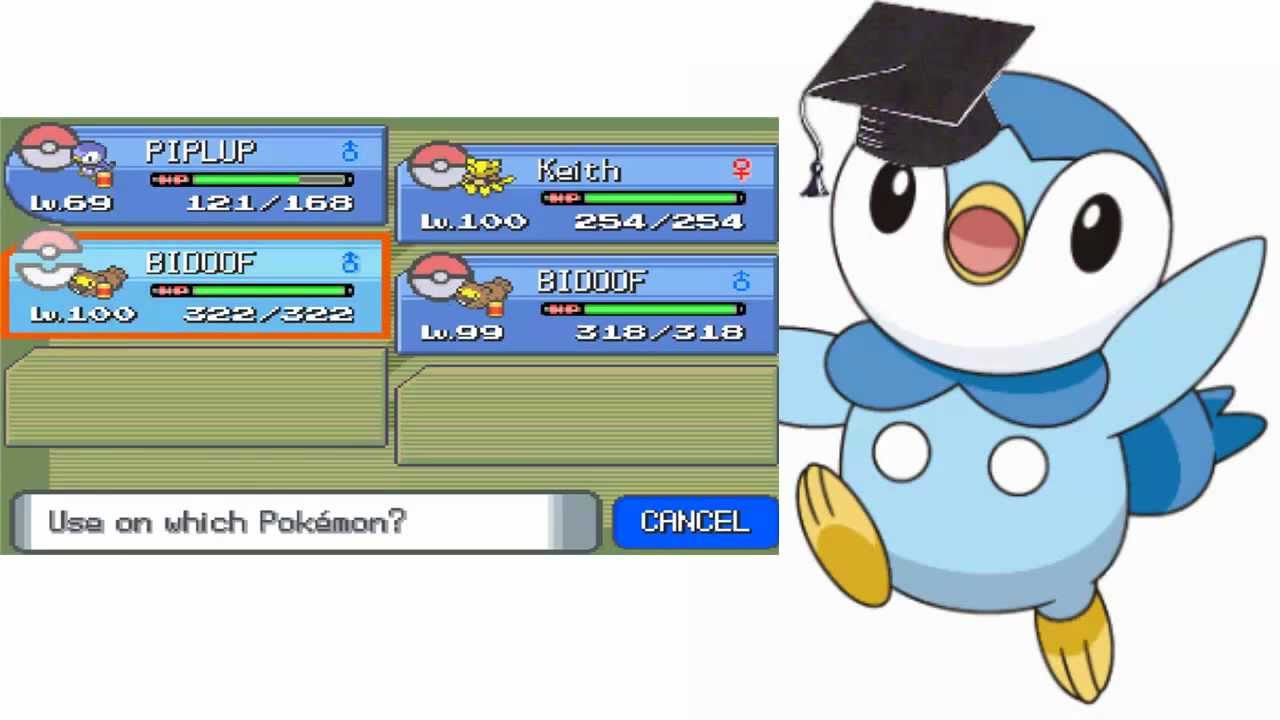 Pokemon Diamond And Pearl | How To Level Your Pokemon - YouTube
