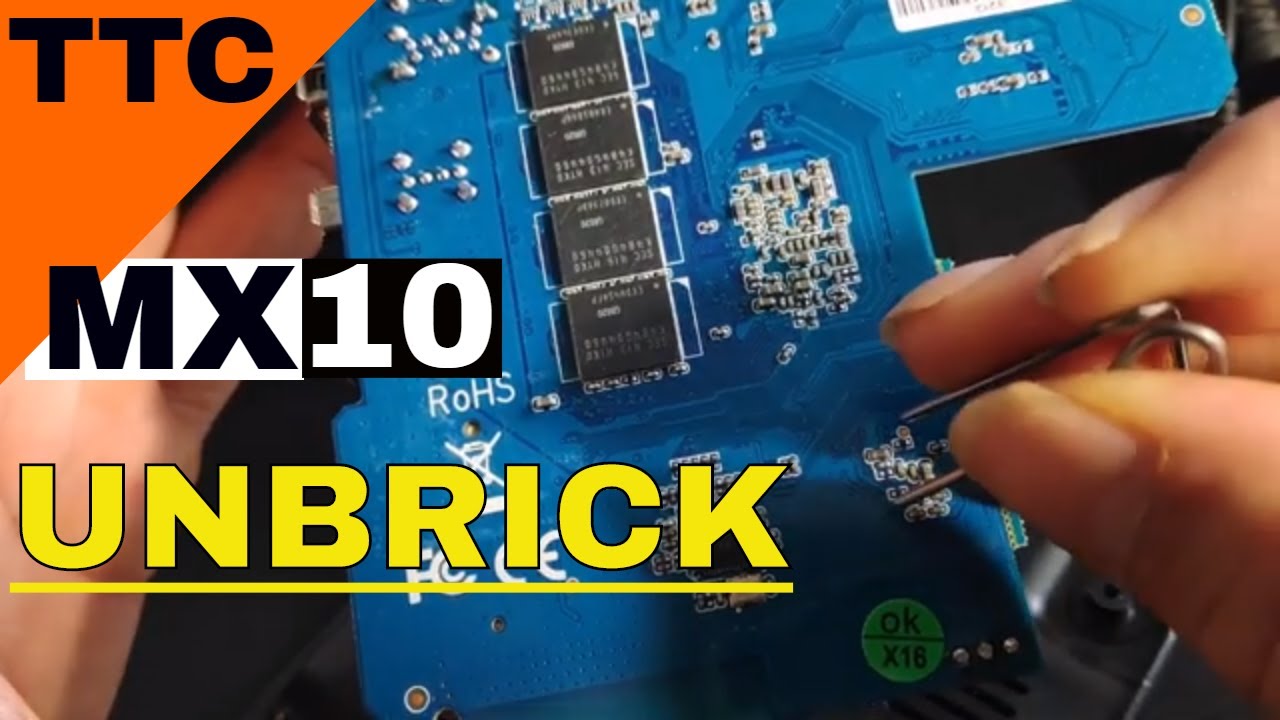 how to unbrick the mx10 android tv box - YouTube