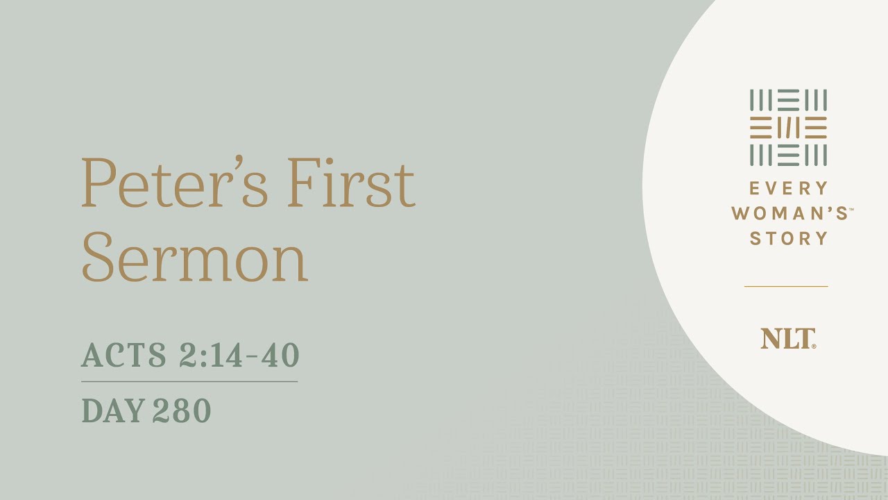 Day 280: Peter's First Sermon - YouTube