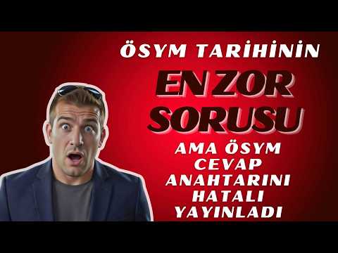 TÜREV SORUSUNUN CEVAP ANAHTARININ HATALI OLDUĞUNU DÜŞÜNÜYORUM