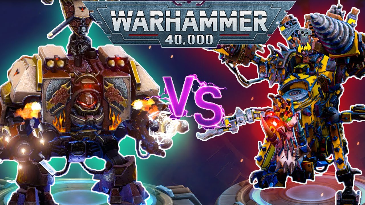 IRONCLAD DREADNOUGHT vs MAD DREAD - Warhammer 40k - Cinematic Battle ...