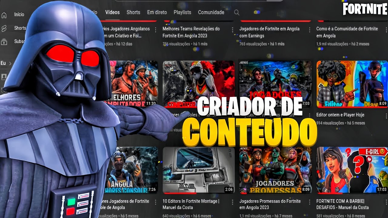 Como é Ser Criador de Conteúdo na Comunidade de Fortnite em Angola ...