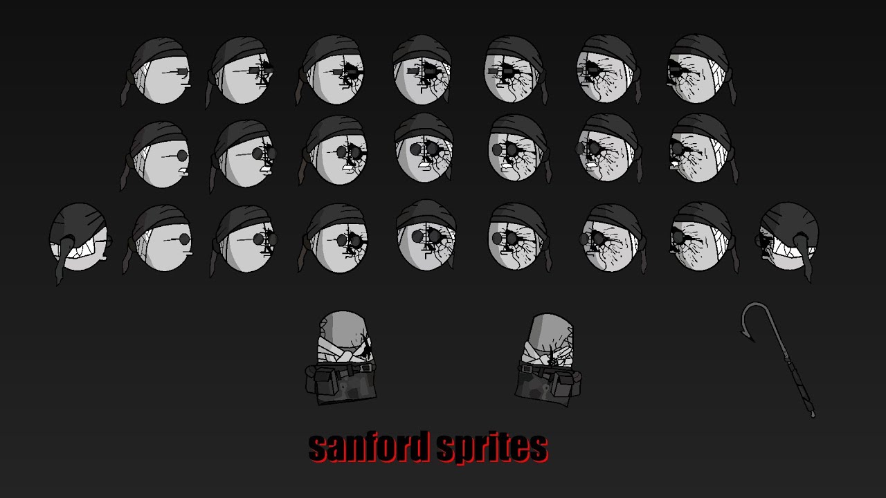 Sanford mc11 sprites unfinished: sticknodes - YouTube