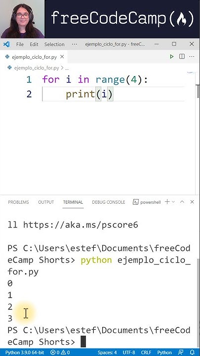 Python Tutorial Ciclos for | Ejemplo con Range #Shorts - YouTube