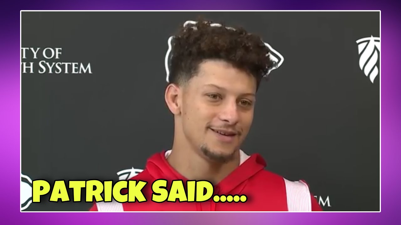 See What patrick said | #patrickmahomes #kansascitychiefs - YouTube