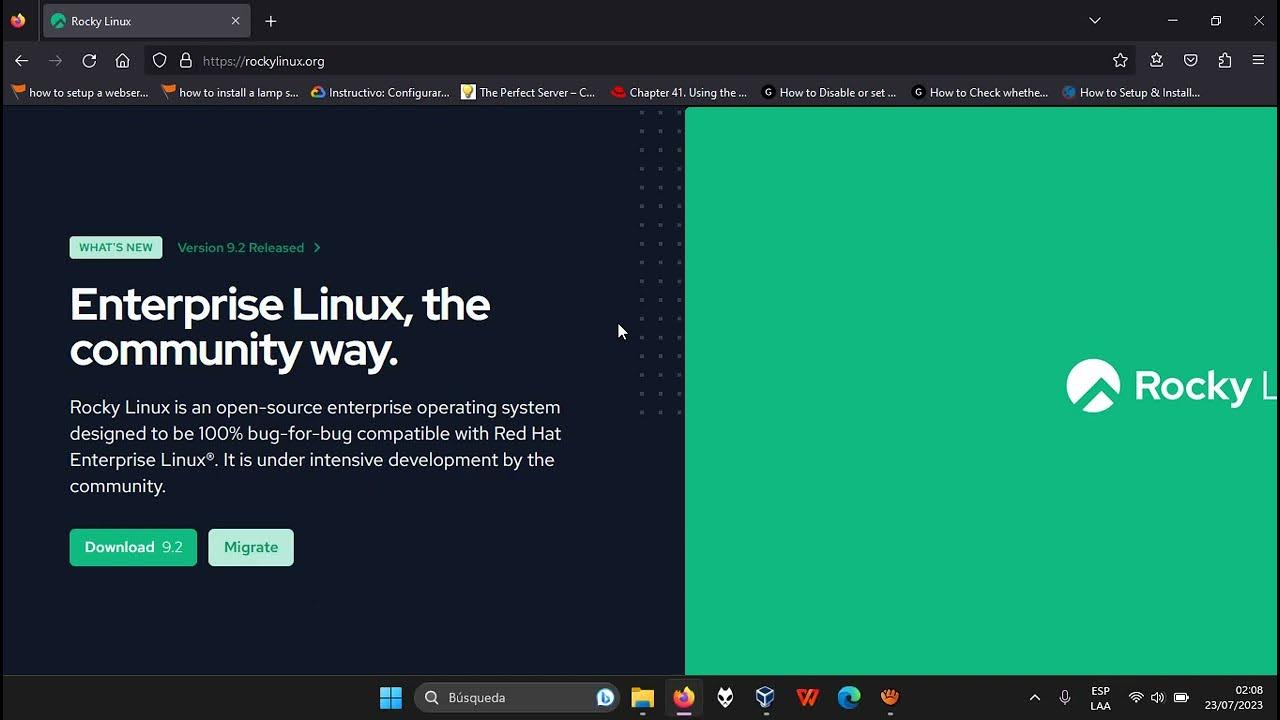Instalación y configuración de Rocky Linux 9.2 - YouTube