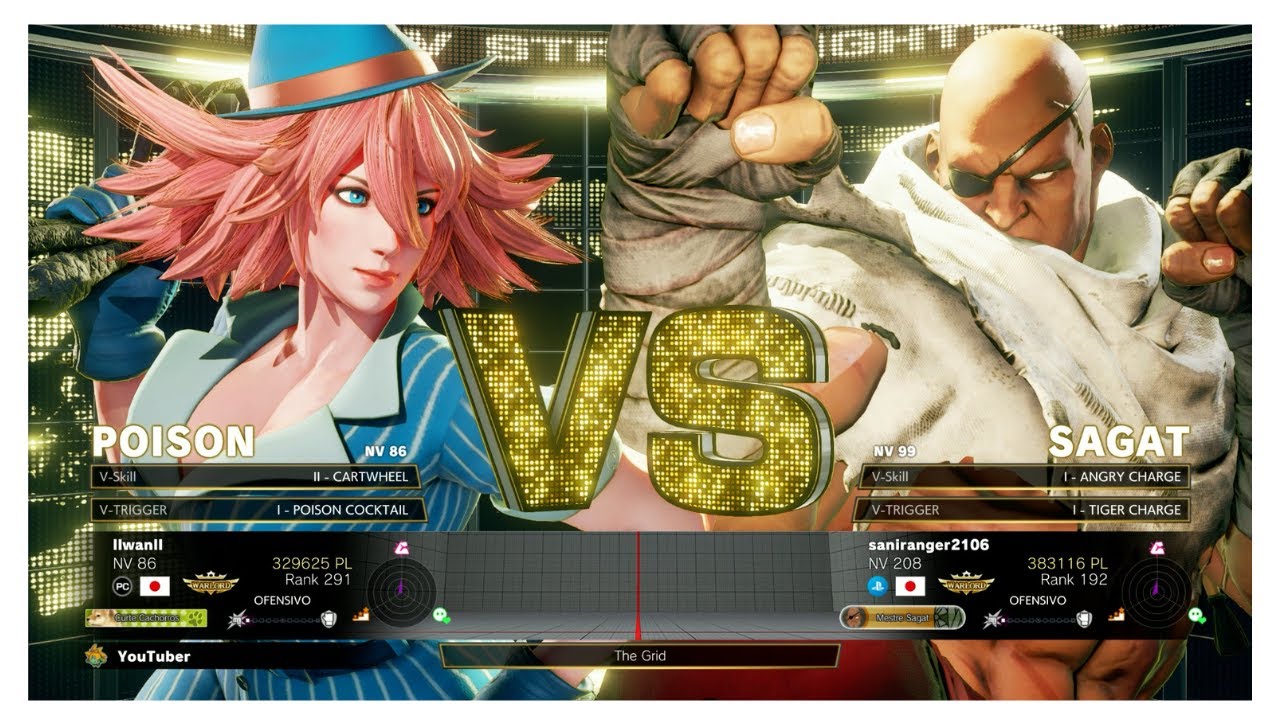 SFV CE - Wan (Poison) vs Saniranger (Sagat) STREET FIGHTER V CE High ...