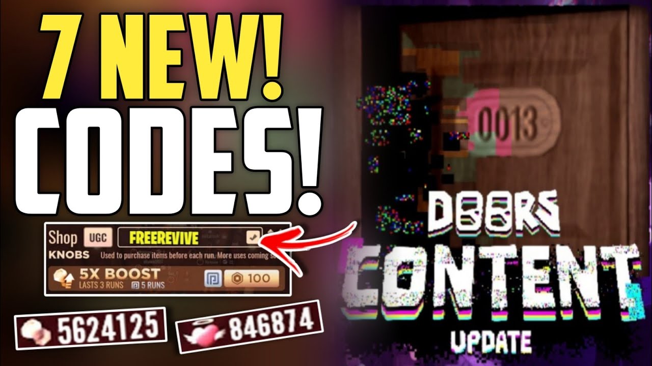 *New!!* ALL DOORS CODES IN 2025 - ROBLOX! DOORS CODES - DOORS CODES ...
