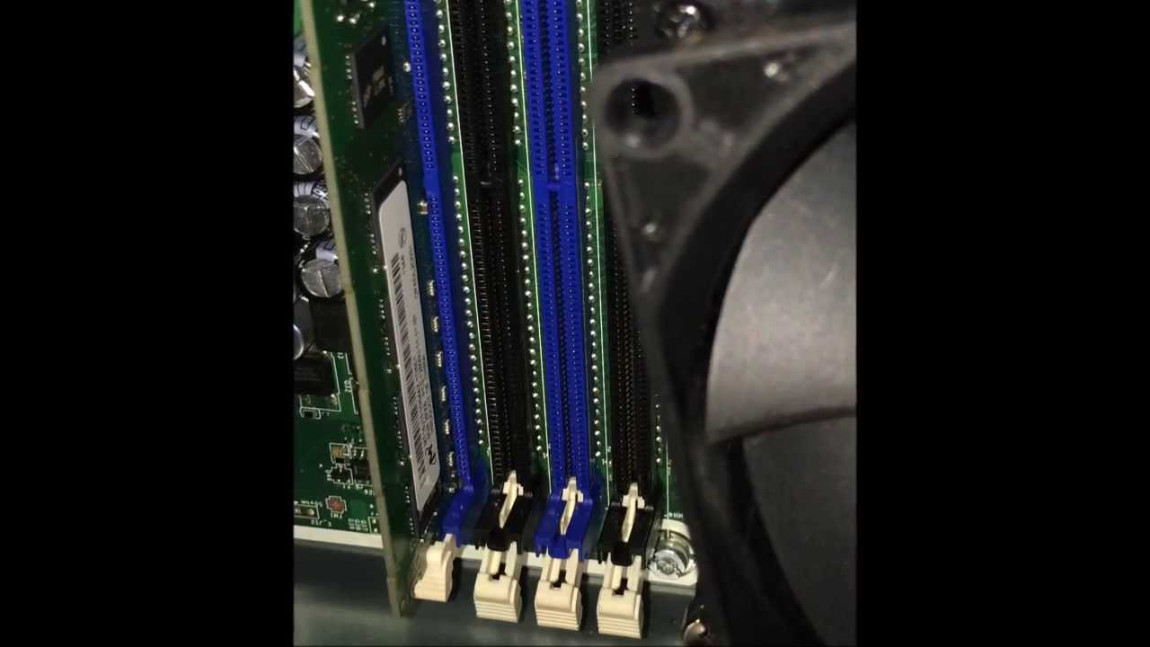 RAM Memory Install HP Pavilion 500 217 C - YouTube