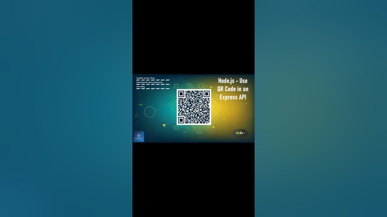 Build a QR Code Generator API with Express.js in Node.js #shorts #qrcode #nodejs #expressjs ...