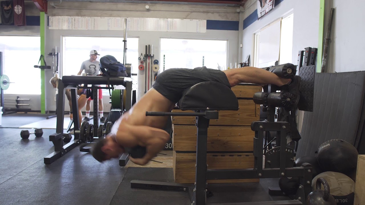 Weighted Hip Extensions - YouTube