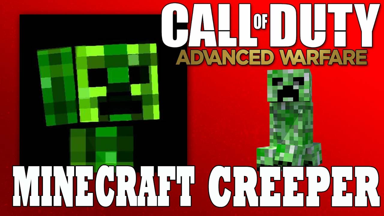 MINECRAFT CREEPER - COD Advanced Warfare Emblem Tutorial - YouTube