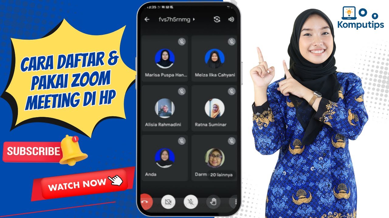 Cara Daftar & Menggunakan Zoom di HP | Tutorial Lengkap untuk Pemula ...