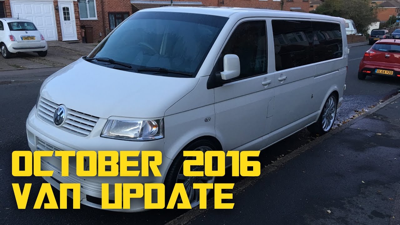 October 2016 update - Self built DIY VW T5 camper conversion - YouTube