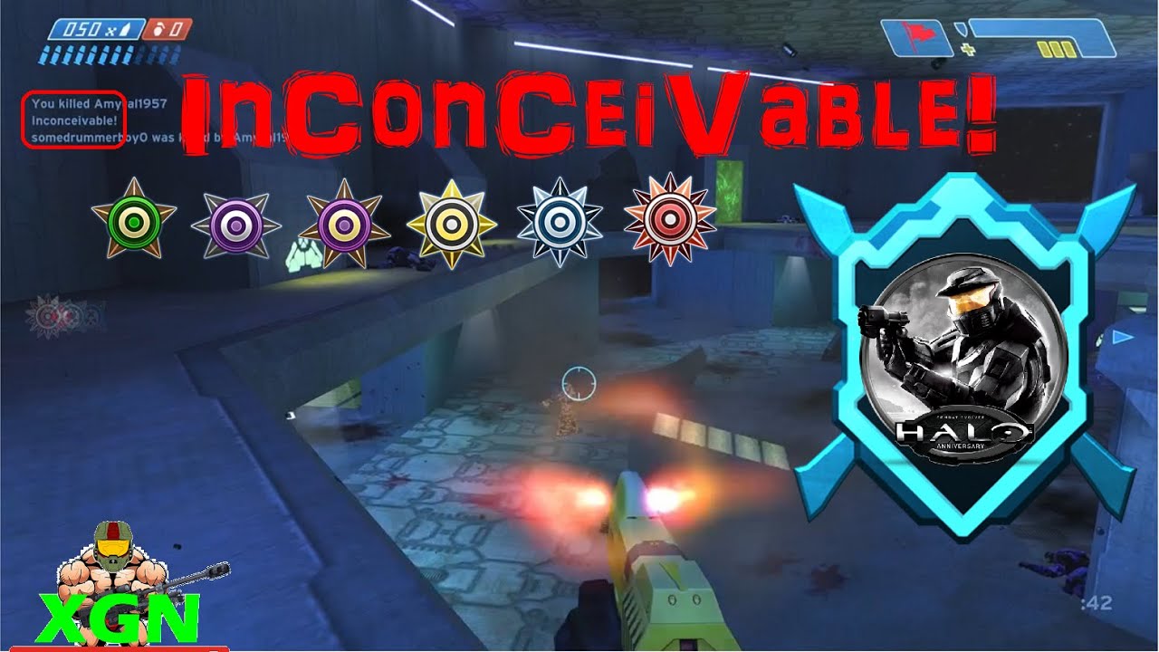 Halo MCC Inconceivable (37x Spree) gameplay in H1 CTF!! Tour 10 ...