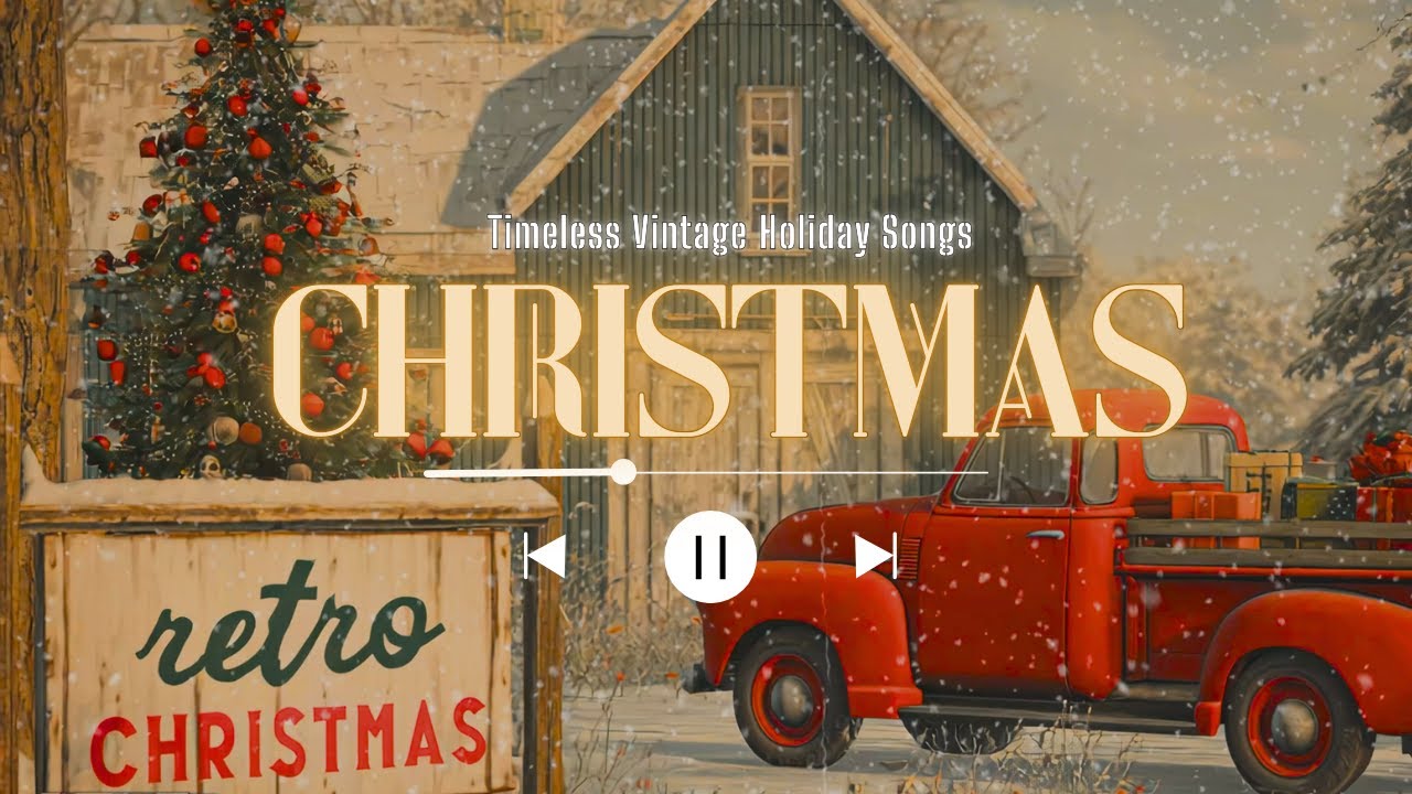 Timeless Vintage Christmas Playlist 🎄🎵 Oldies Holiday Songs from the ...