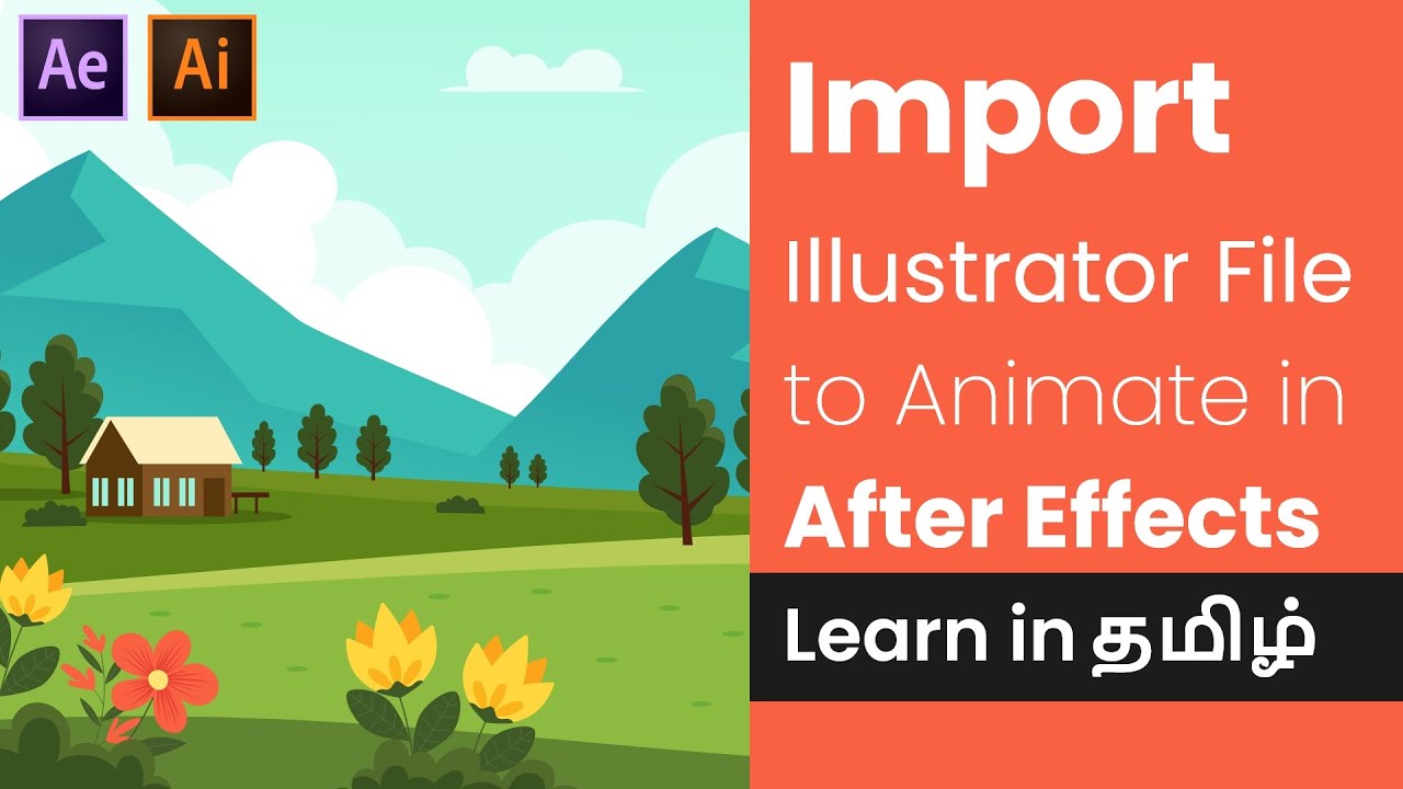 Import Illustrator File In After Effects For Animation In YouTube import-illustrator-file-in-after-effects-for-animation-in-youtube