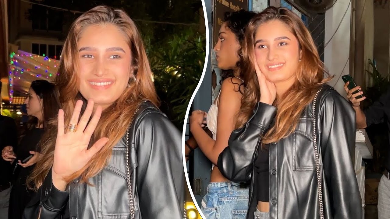 "Young Diva Rasha Thadani's Stunning Appearance Captured During Her ...