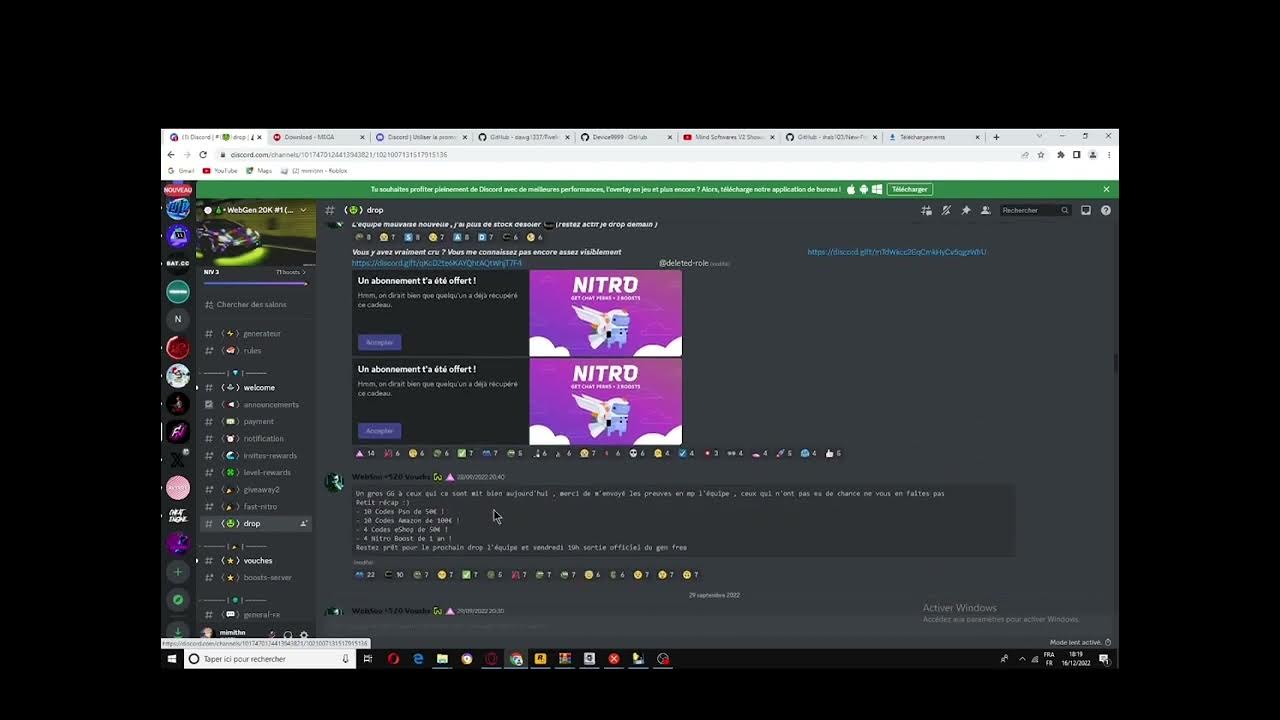 MEILLEUR GENERATEUR NITRO !! - YouTube